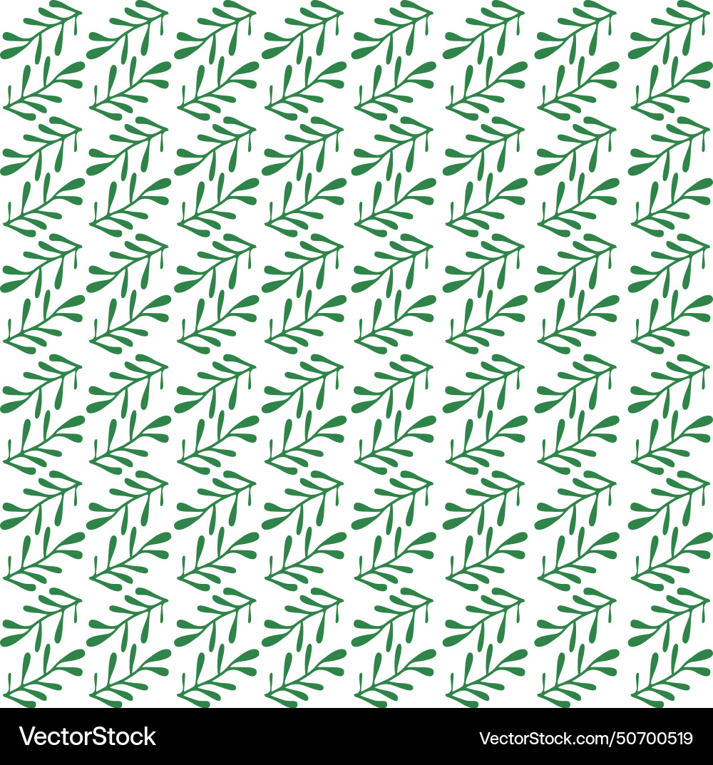 Green leaves design pattern texture wallart Vector Image