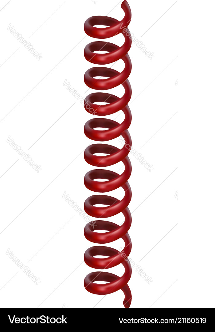 Telephone cable mockup realistic style Royalty Free Vector