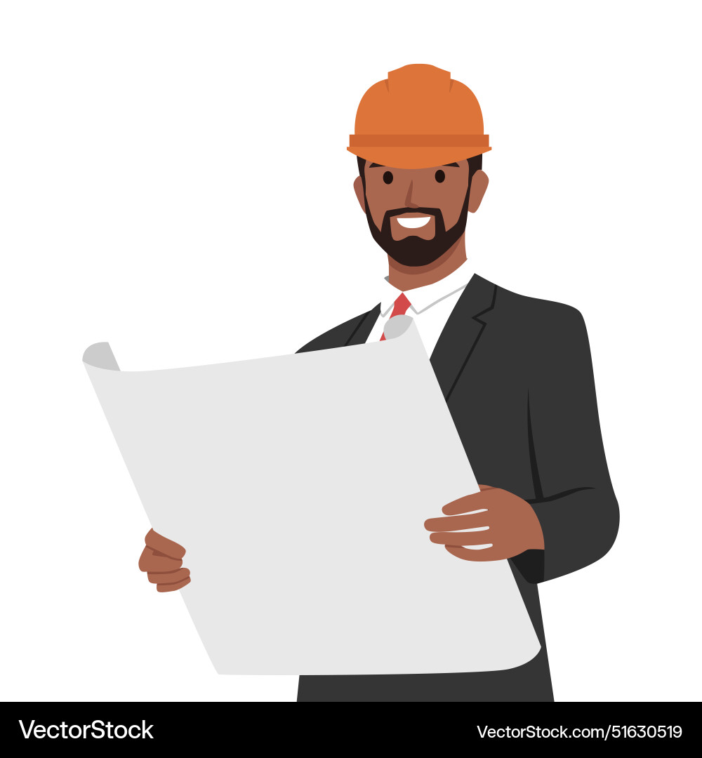 Young bearded businessman engineer developer Vector Image
