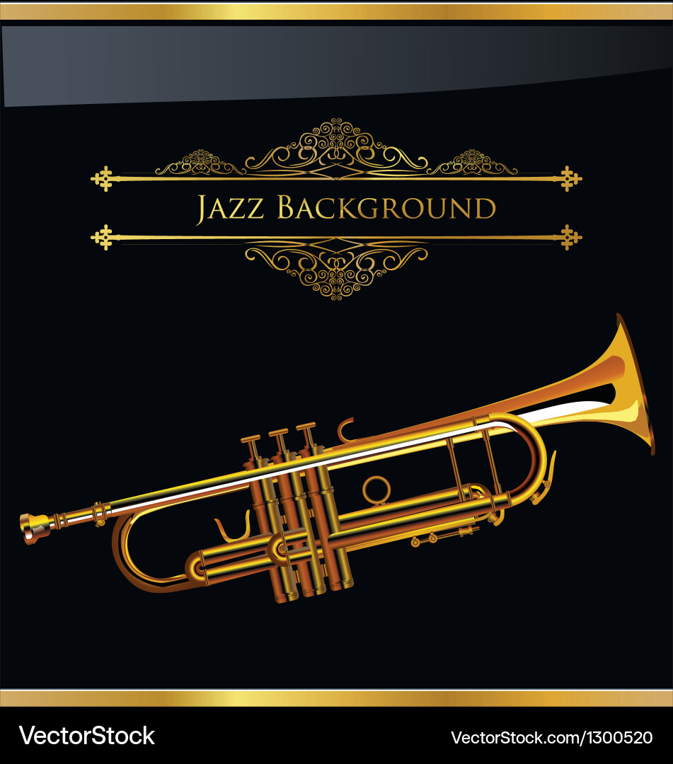 Jazz background Royalty Free Vector Image - VectorStock