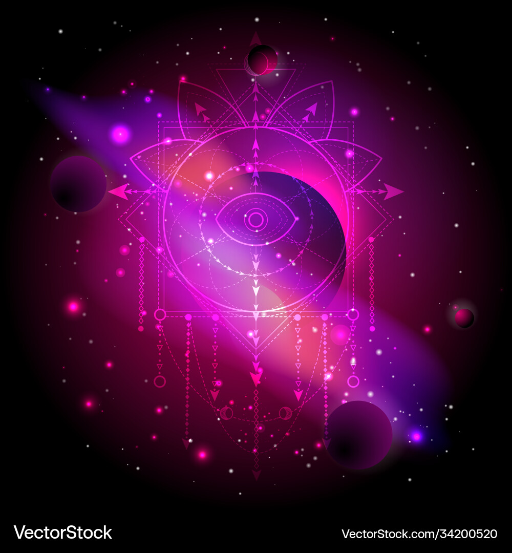 Mystic symbol Royalty Free Vector Image - VectorStock