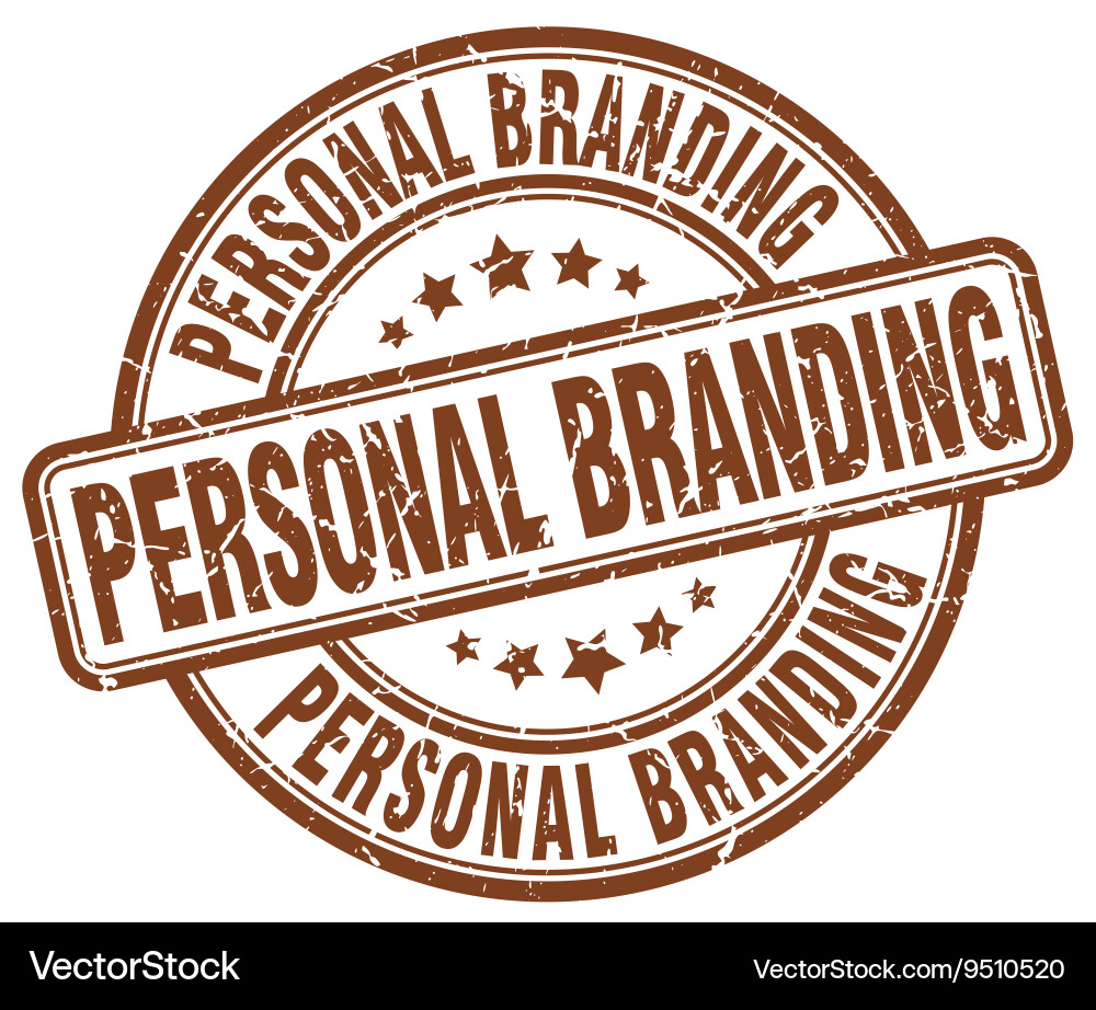 Personal branding stamp Royalty Free Vector Image