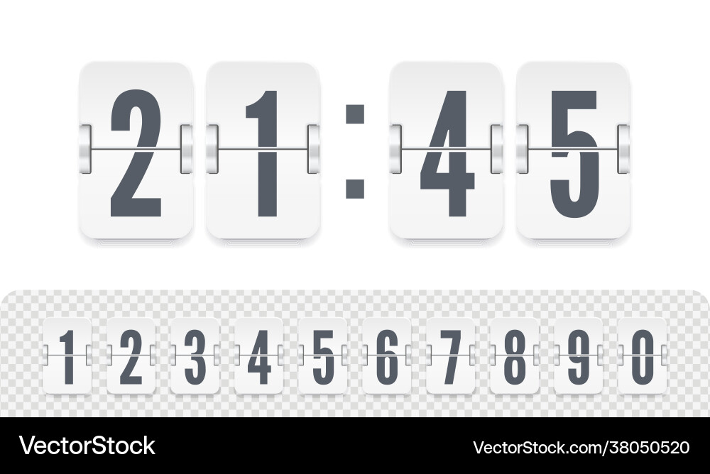 Template white scoreboard Royalty Free Vector Image