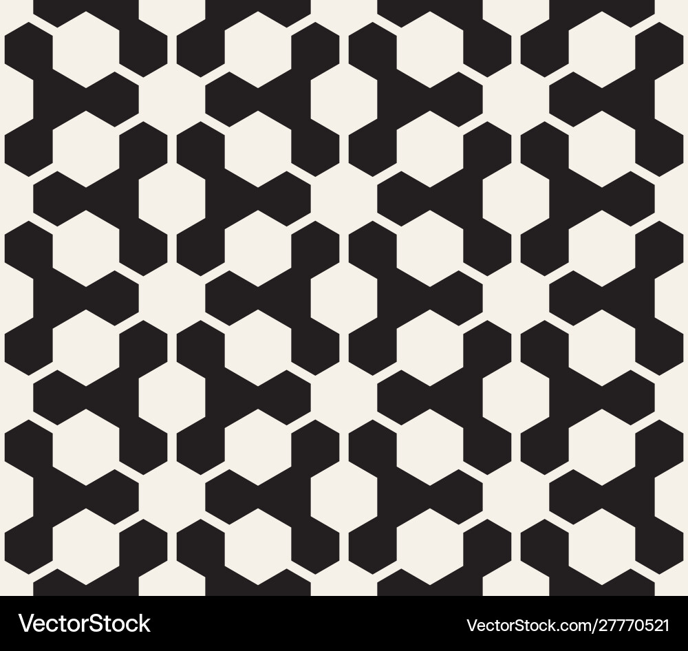 Hexagonal Geometric Pattern Royalty Free Vector Image