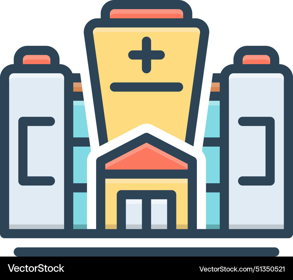Hospital Royalty Free Vector Image - VectorStock