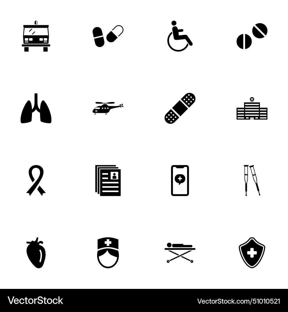 Medical transportation icon - expand to any size Vector Image