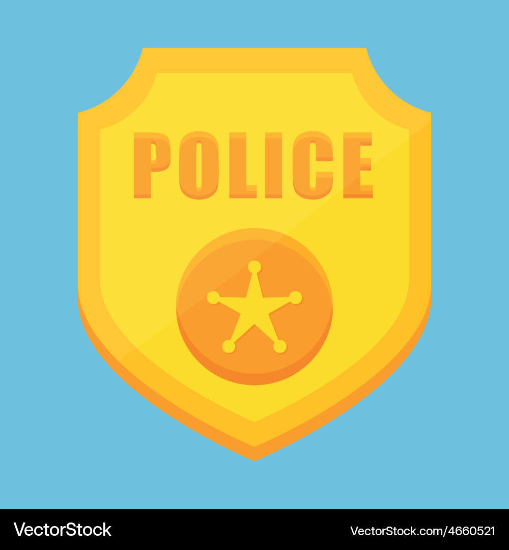 Police design Royalty Free Vector Image - VectorStock