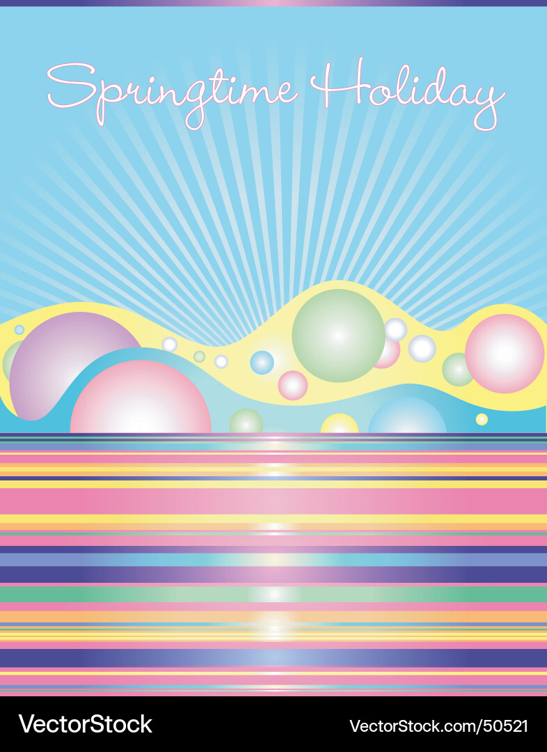 Springtime Celebration Royalty Free Vector Image