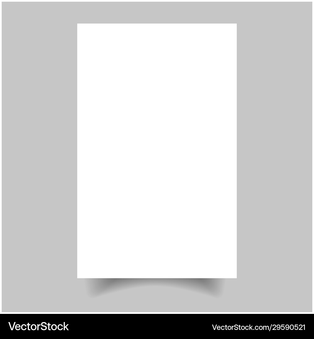 Square empty blank label sticker Royalty Free Vector Image