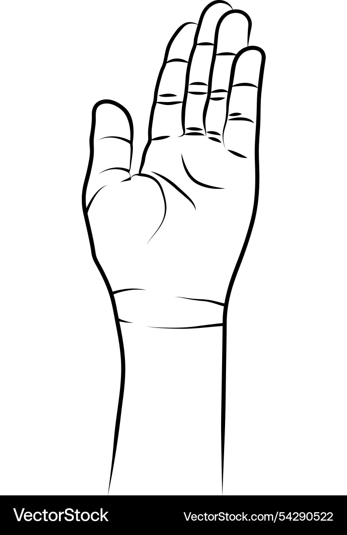 Hand Royalty Free Vector Image - VectorStock