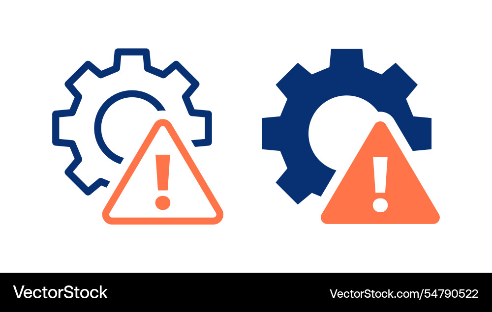 Risk management icons Royalty Free Vector Image