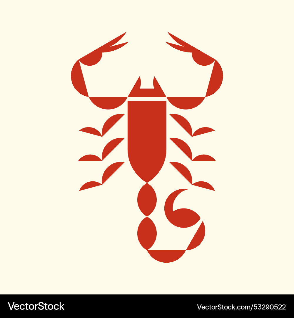 Scorpio logo Royalty Free Vector Image - VectorStock