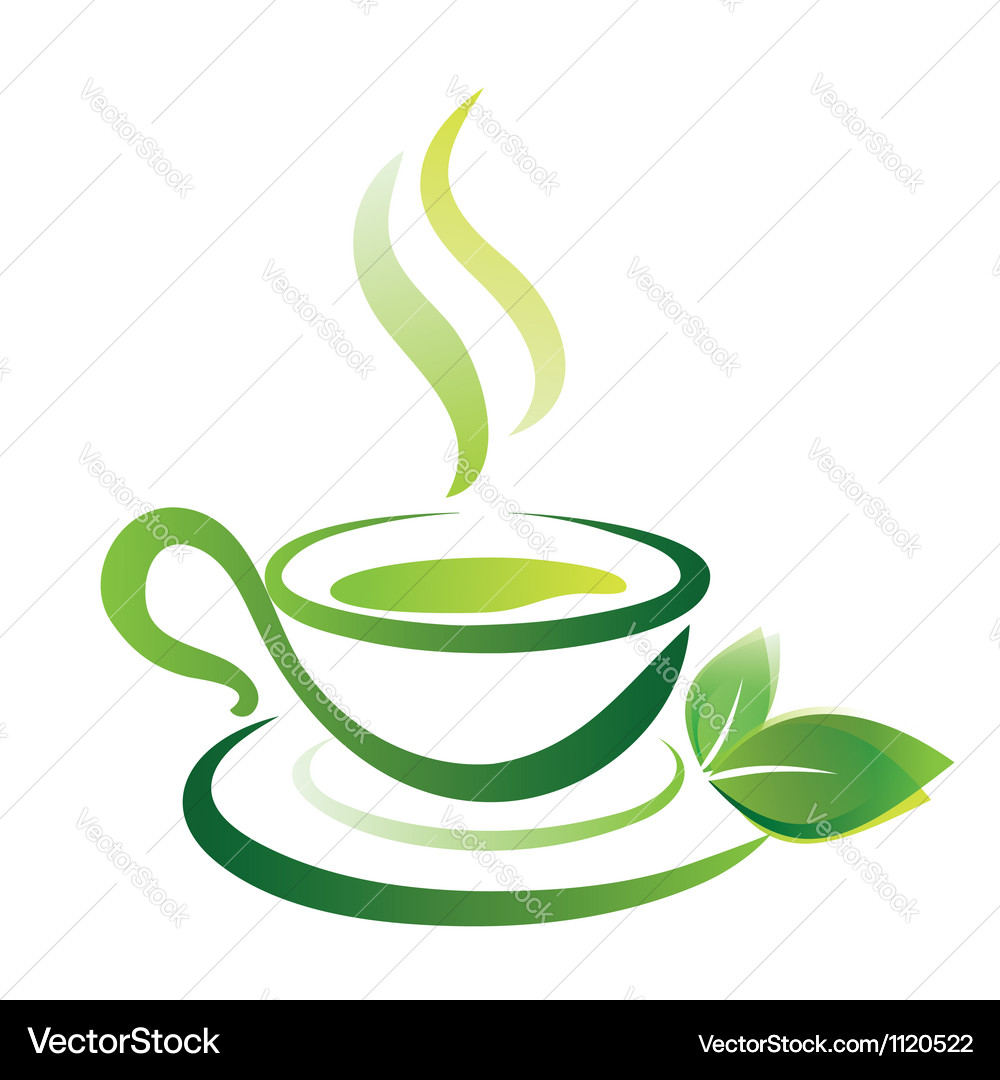 Tea cup Royalty Free Vector Image - VectorStock