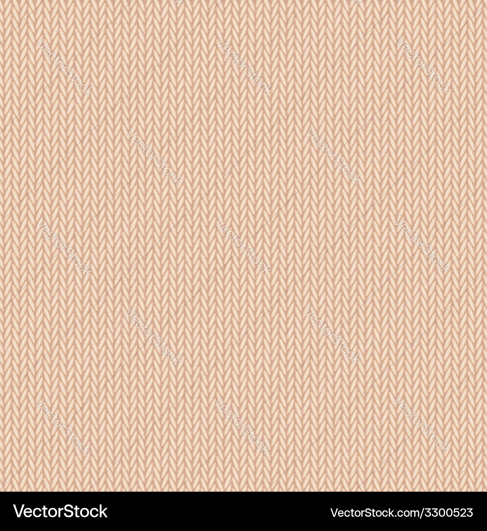 Background seamless pattern texture of beige wool Vector Image