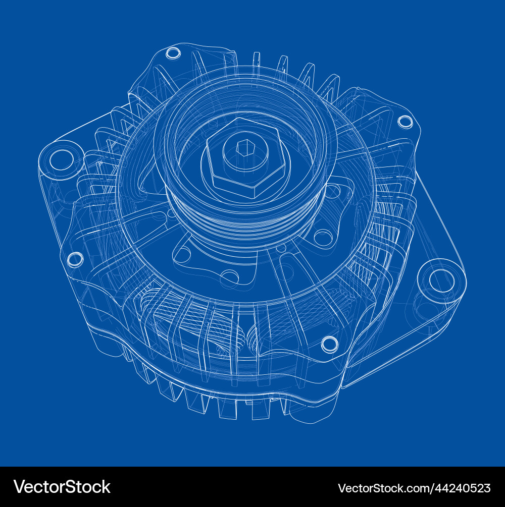 Car generator Royalty Free Vector Image - VectorStock