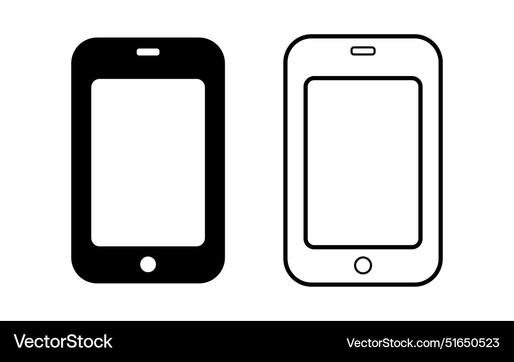 Cell phone icon Royalty Free Vector Image - VectorStock