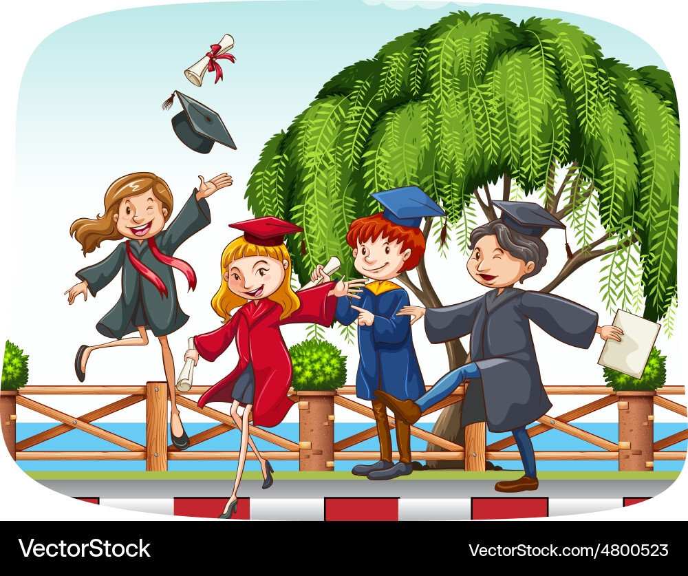 Graduation Royalty Free Vector Image - VectorStock