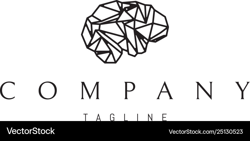 Messing digital schwarz abstrakte Logo Design Vektorbild