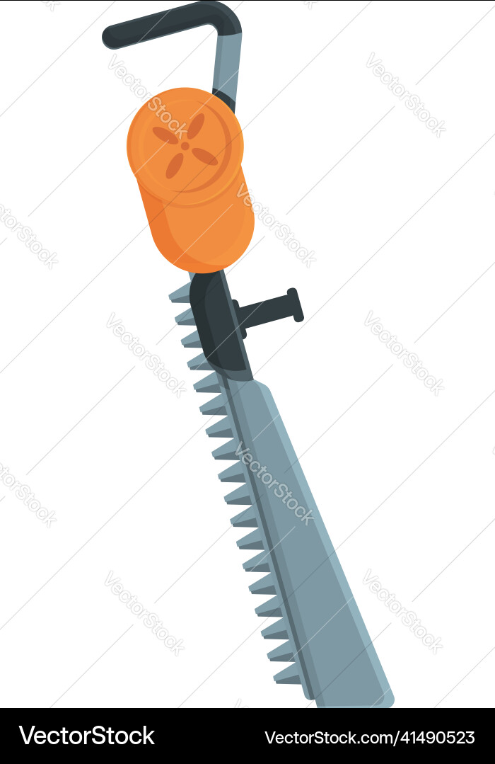Motor trimmer icon cartoon lawn grass Royalty Free Vector