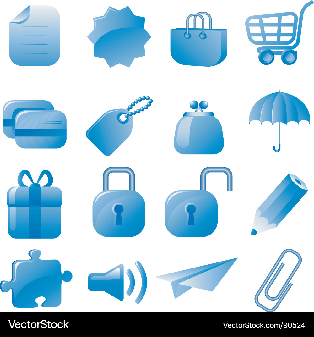Icons Royalty Free Vector Image - VectorStock