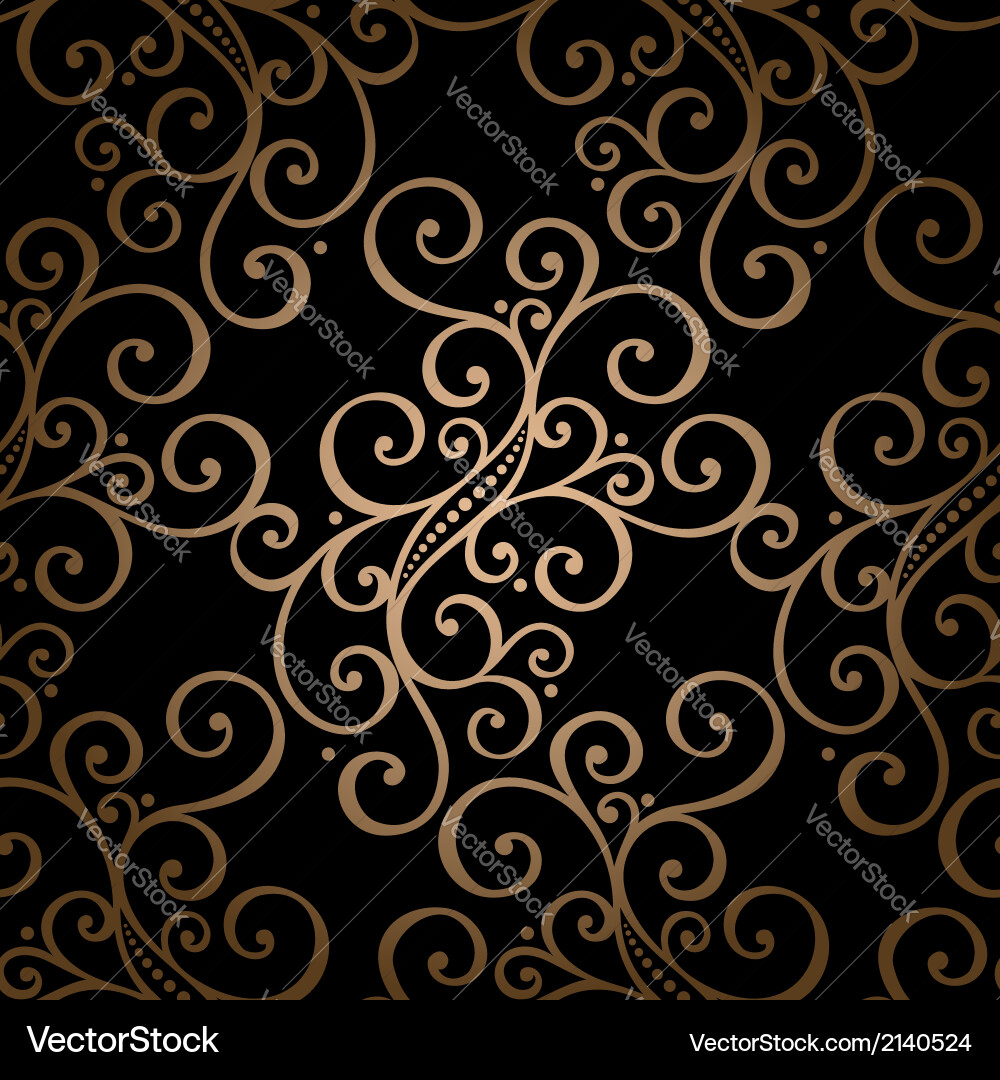 Seamless ornate pattern Royalty Free Vector Image