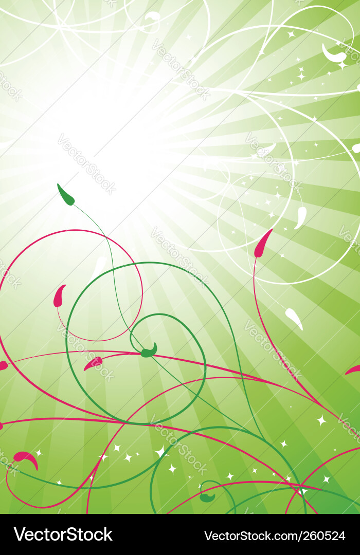 Spring green background Royalty Free Vector Image