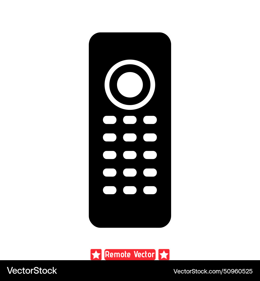 Remote work essentials silhouettes depicting Vector Image