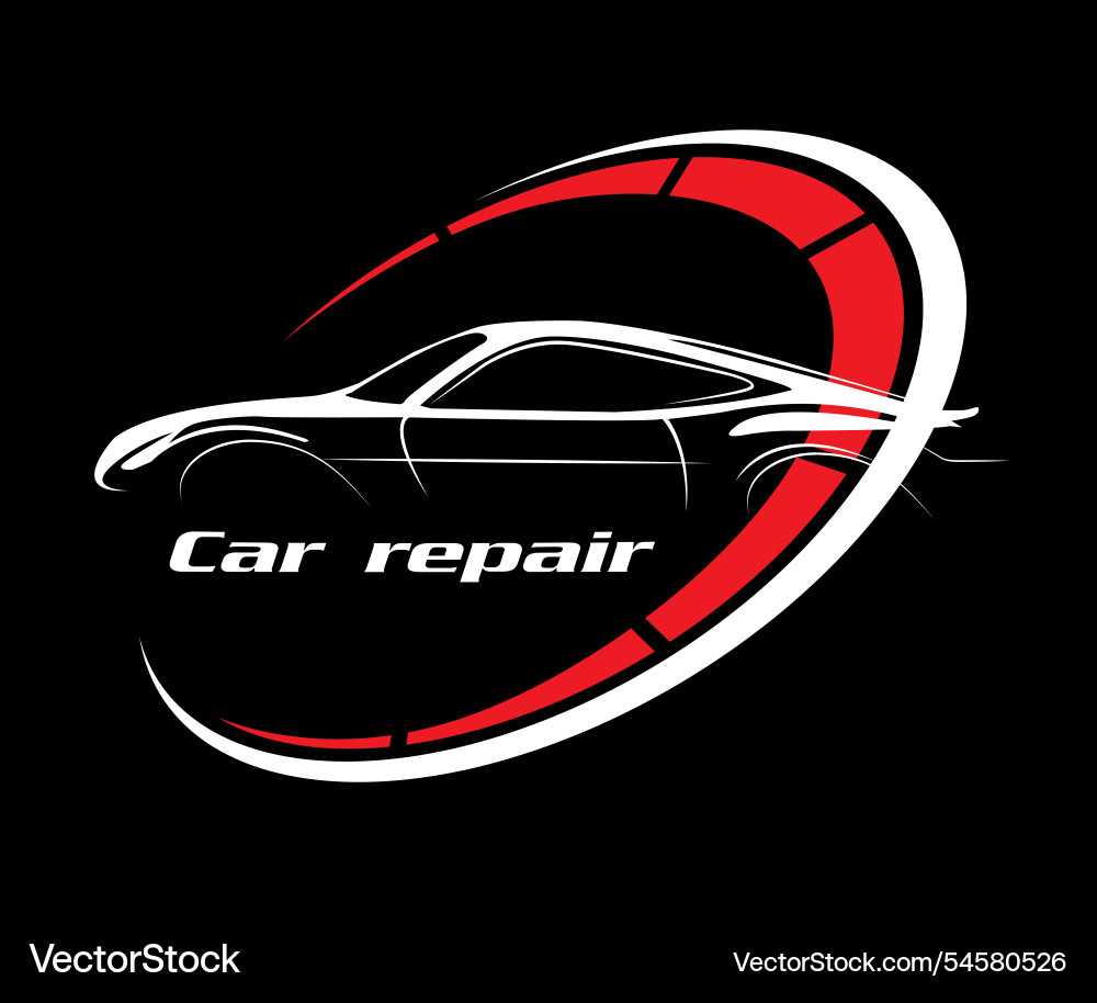 Car repair Royalty Free Vector Image - VectorStock
