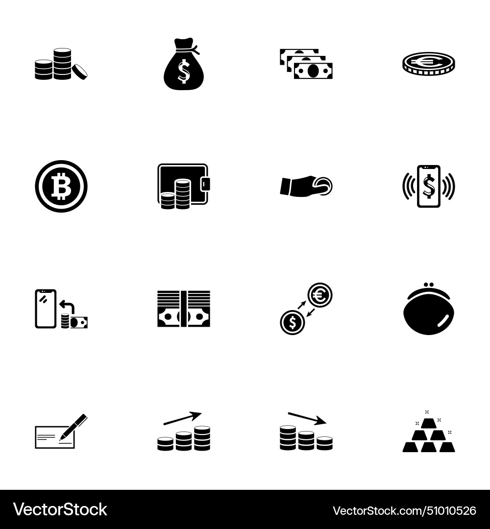 Cash icon - expand to any size change Royalty Free Vector