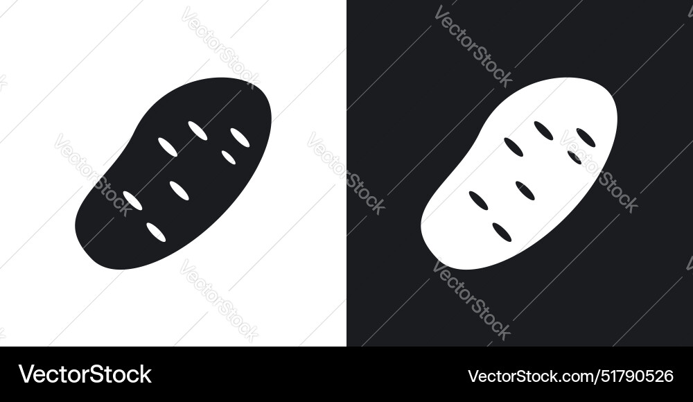 Potato icon Royalty Free Vector Image - VectorStock