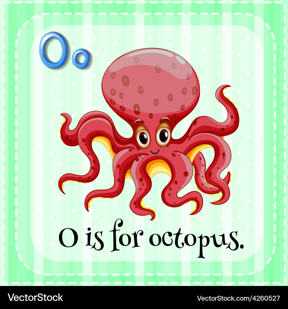 Alphabet o Royalty Free Vector Image - VectorStock