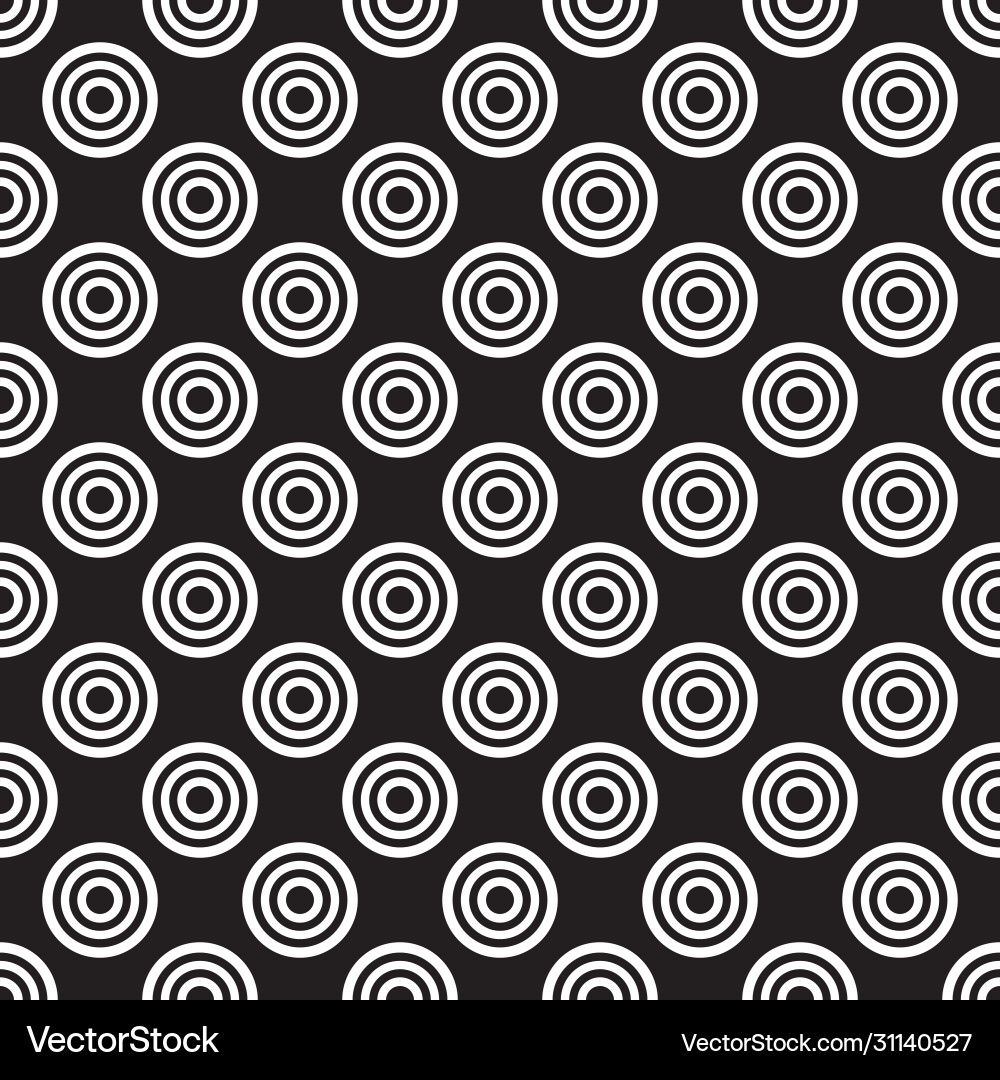 Black Polka Dot Pattern Royalty Free Vector Image