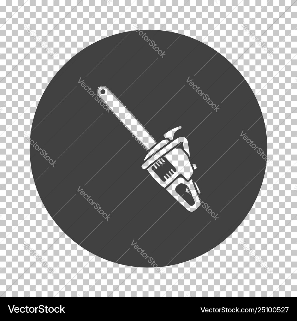 Chain saw icon Royalty Free Vector Image - VectorStock