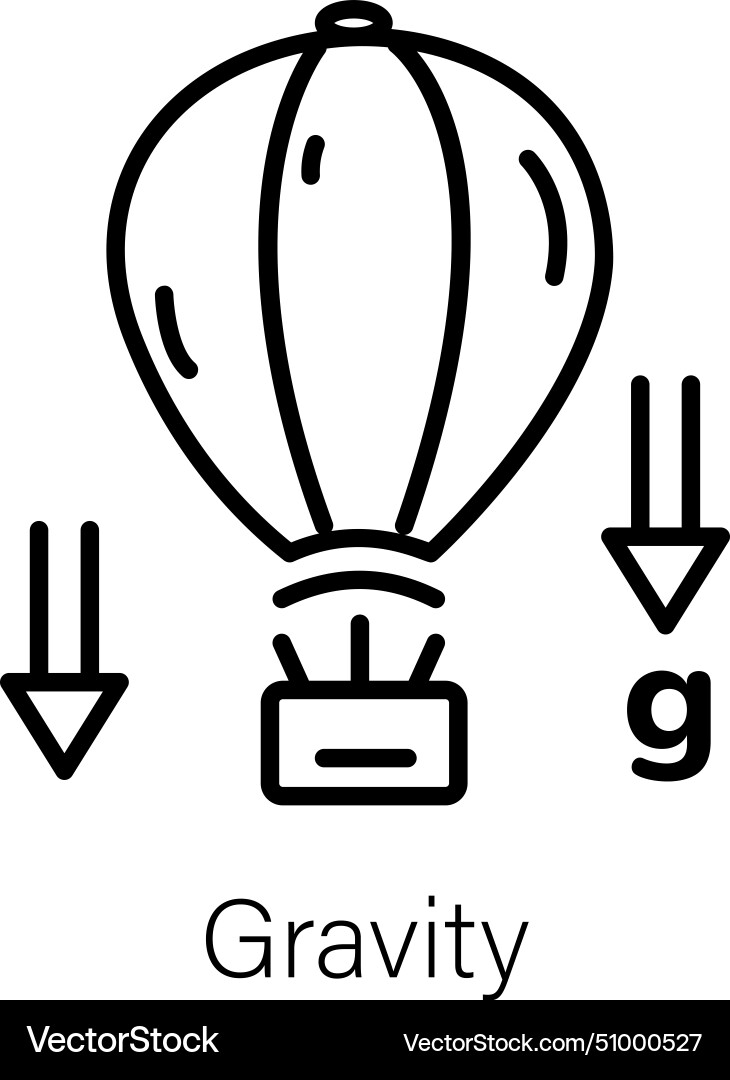 Gravity Royalty Free Vector Image - VectorStock