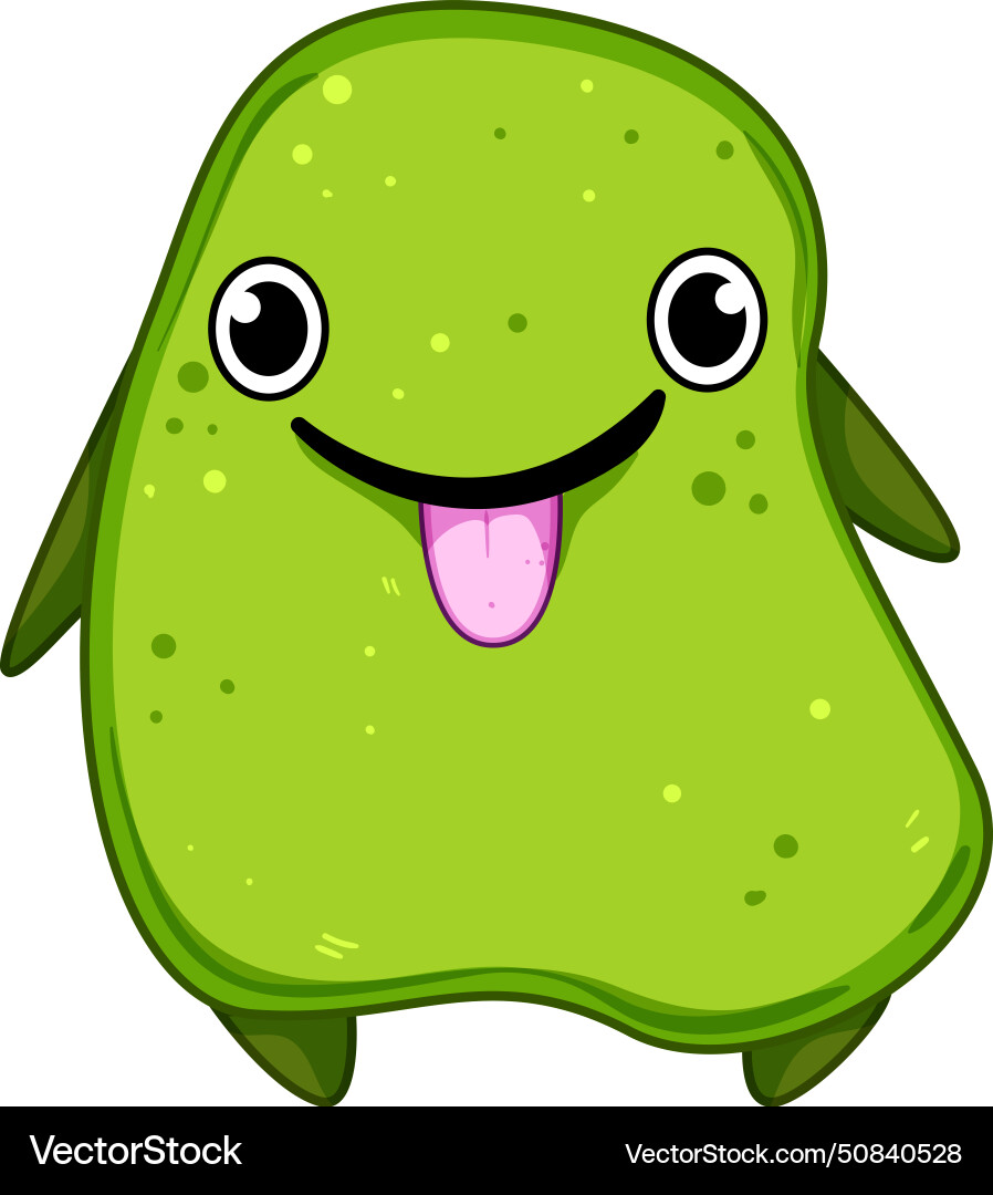 Animal monster character cartoon Royalty Free Vector Image