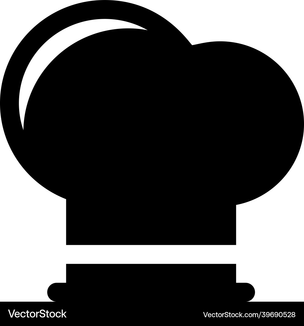 Chef cap Royalty Free Vector Image - VectorStock