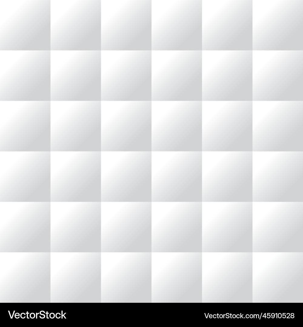 Seamless white padded upholstery pattern Vector Image