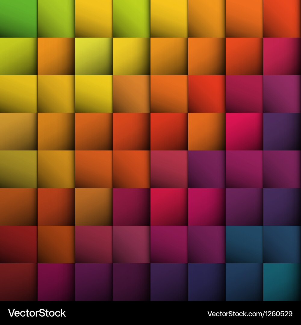 Abstract colorful squares background Royalty Free Vector