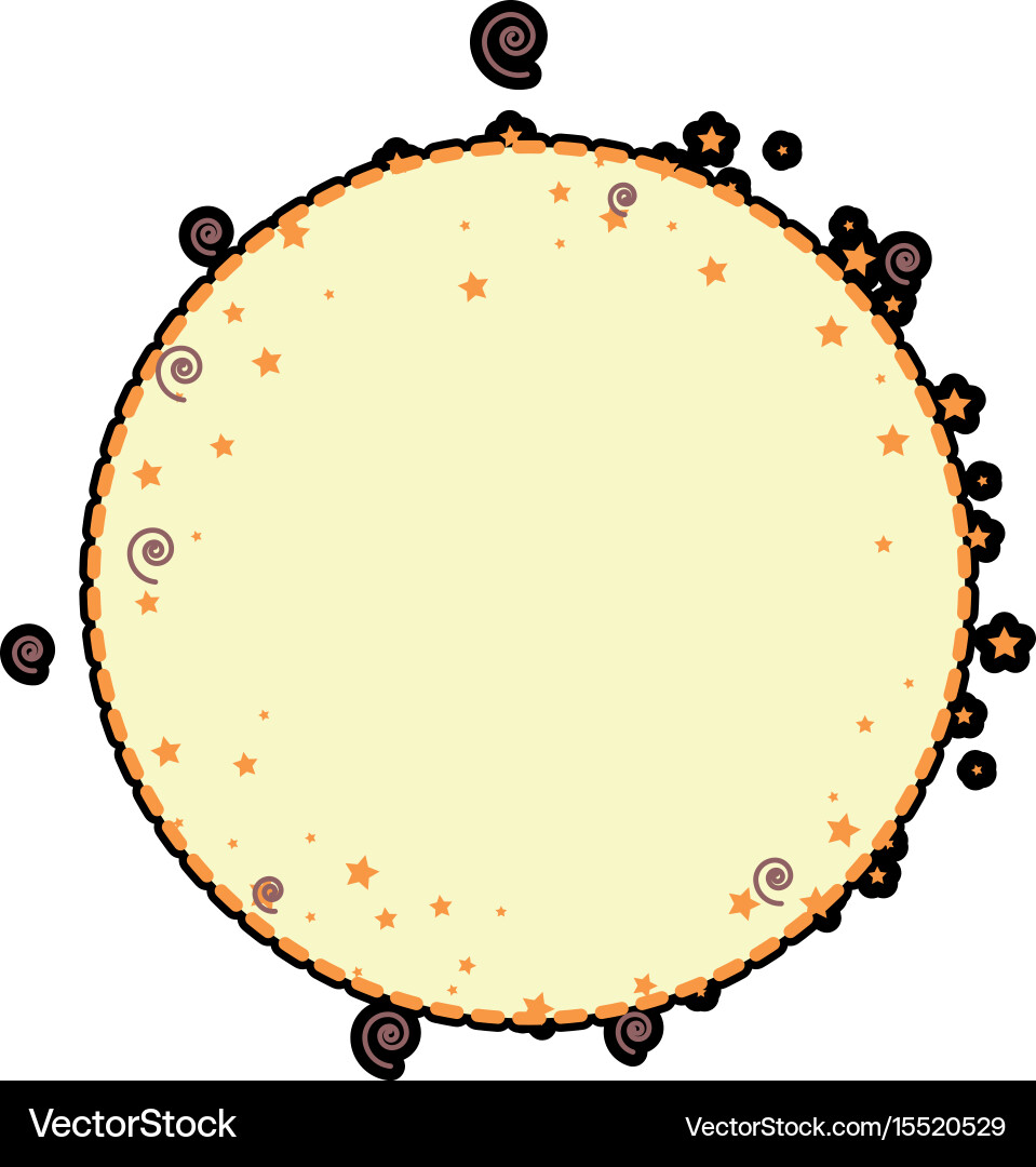 Decorative frame icon Royalty Free Vector Image