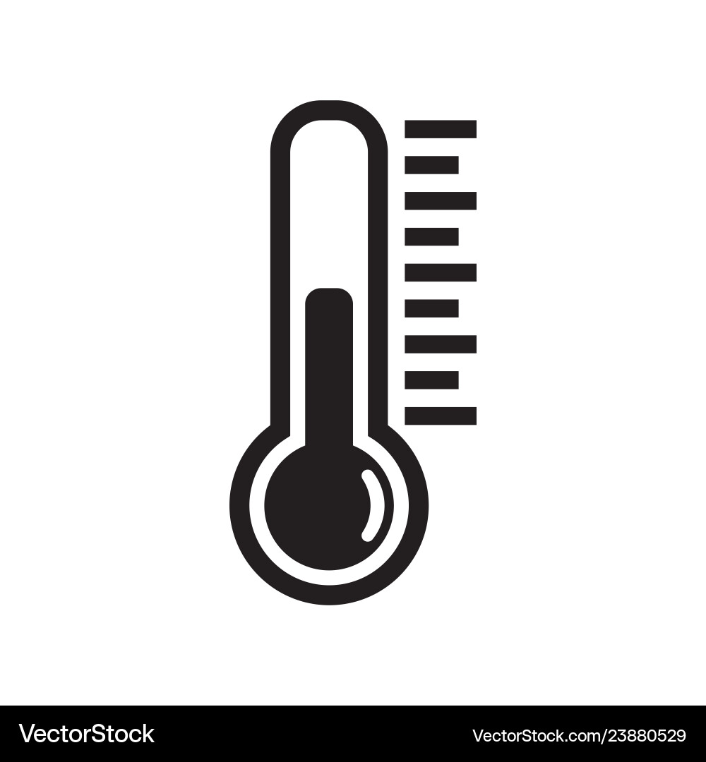 Thermometer Icon - Temperature Measurement Vector Image
