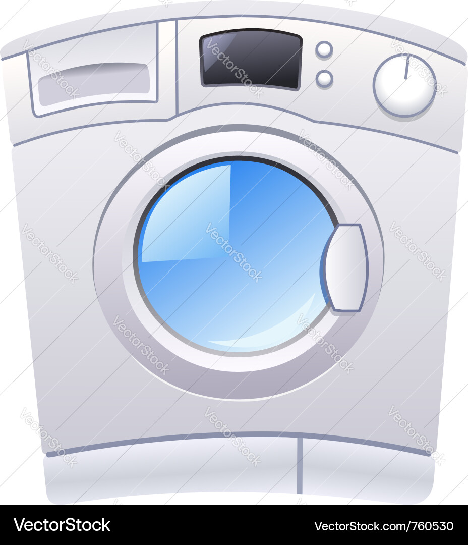 Washing machine Royalty Free Vector Image - VectorStock