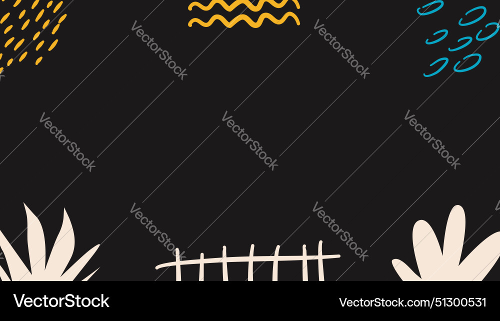 Seamless pattern background with abstract shapes Vector Image