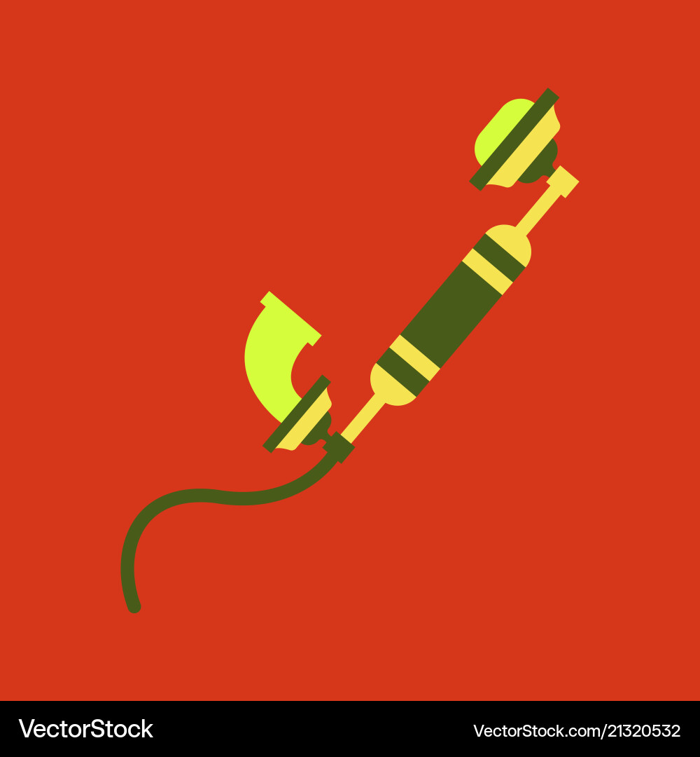 Classic vintage retro dial telephone are ringing Vector Image