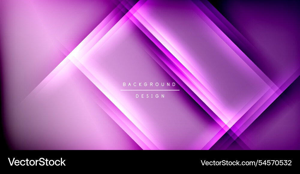 Expressive poster with shadow lines features Vector Image