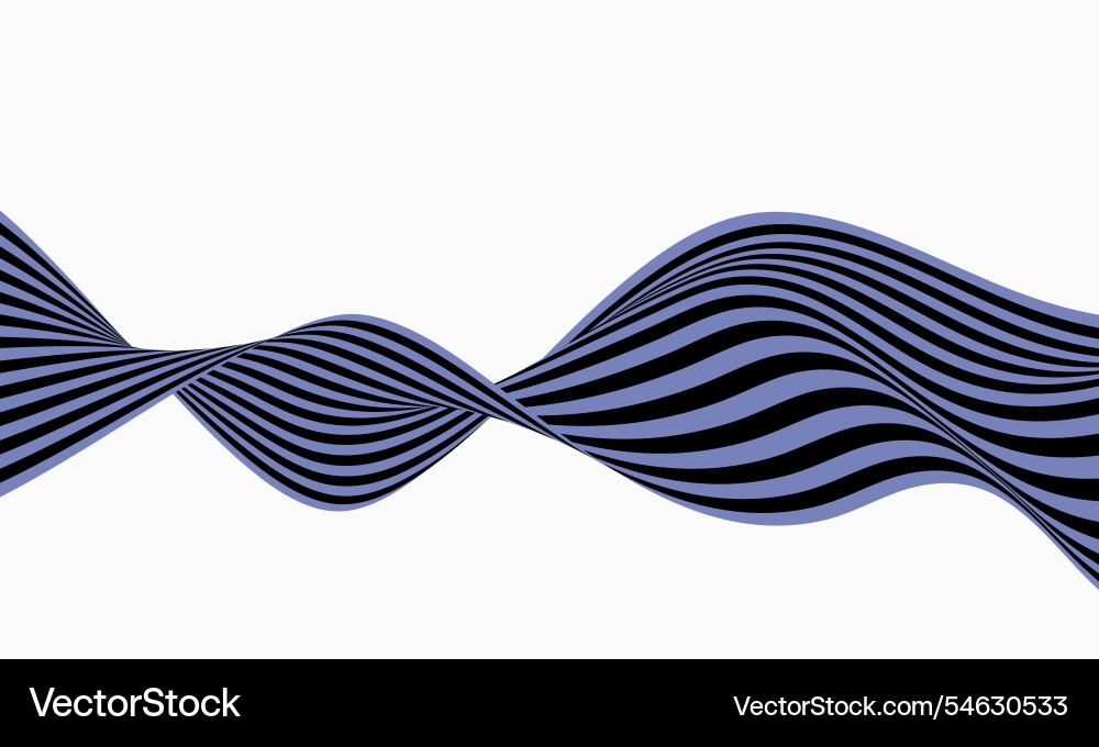 Abstract wave background black and purple wavy Vector Image