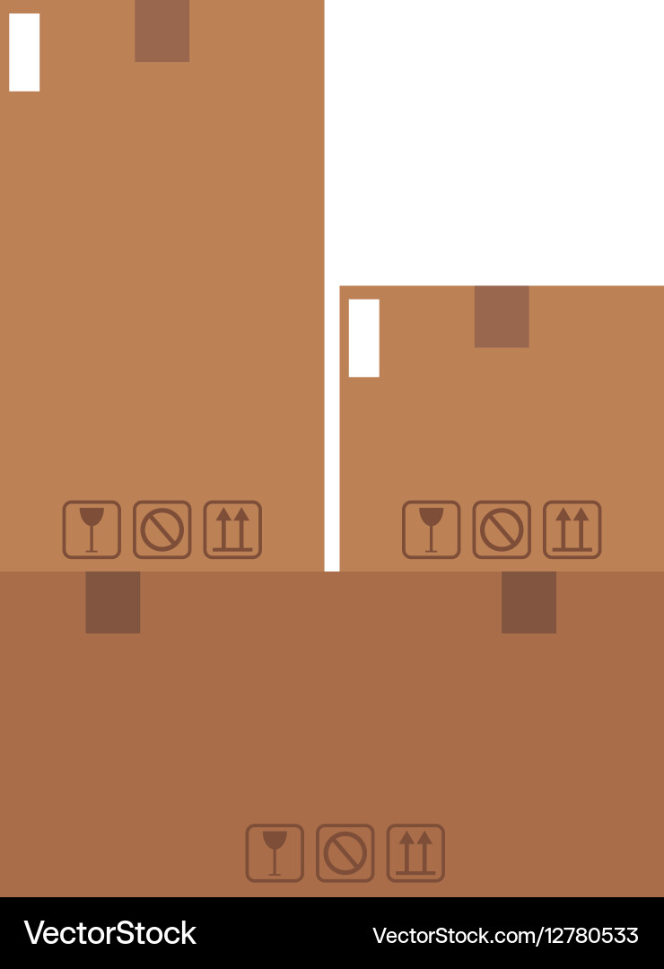 Carton box icon Royalty Free Vector Image - VectorStock