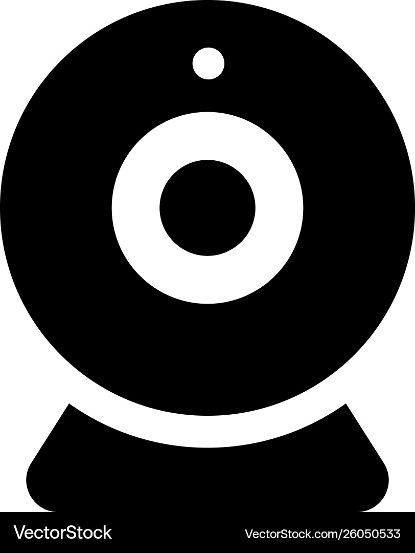 Webcam technology Royalty Free Vector Image - VectorStock