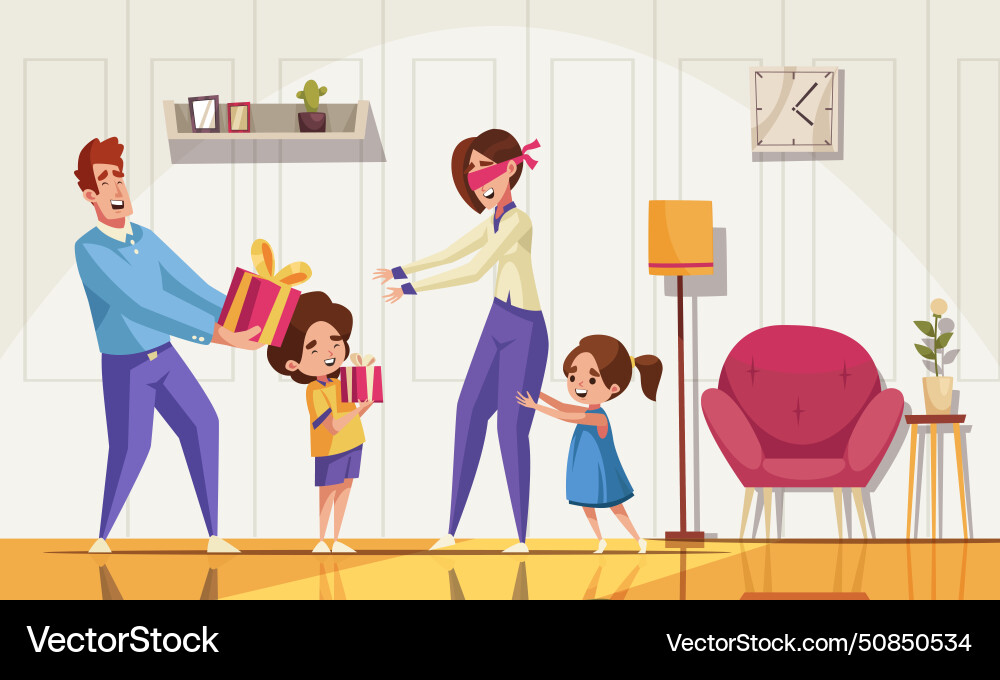 Celebration cartoon Royalty Free Vector Image - VectorStock