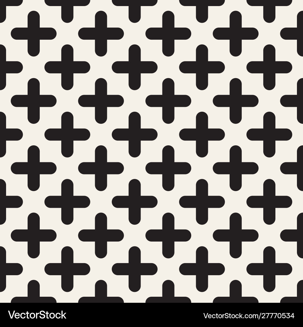 Modern Geometric Pattern - Crosses Royalty Free Vector Image