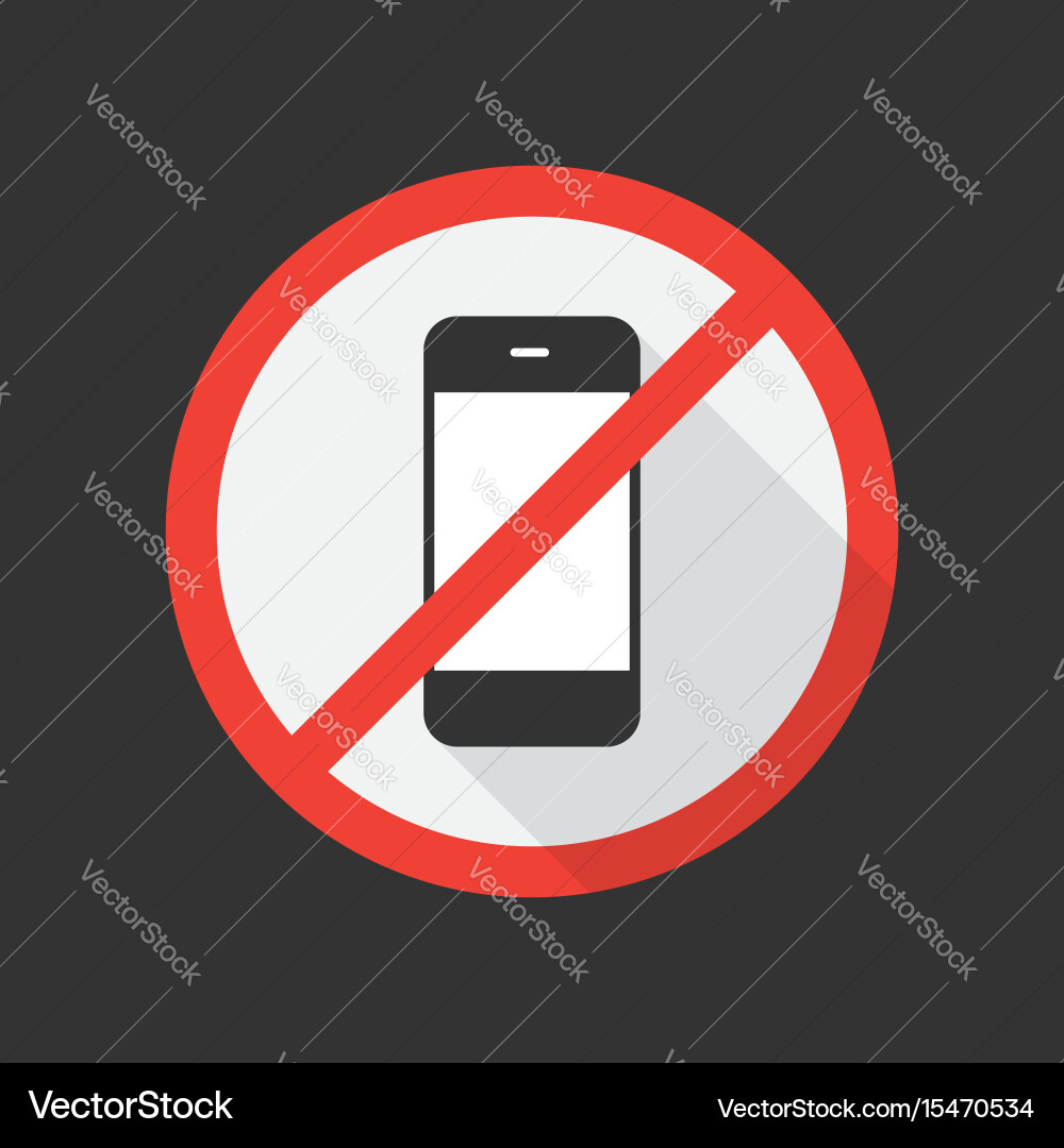 No Cellphone Icon